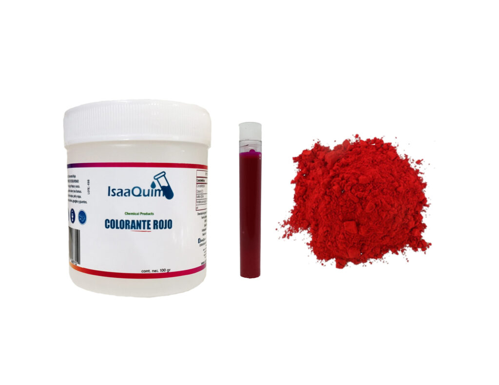 COLORANTE ROJO – IsaaQuim